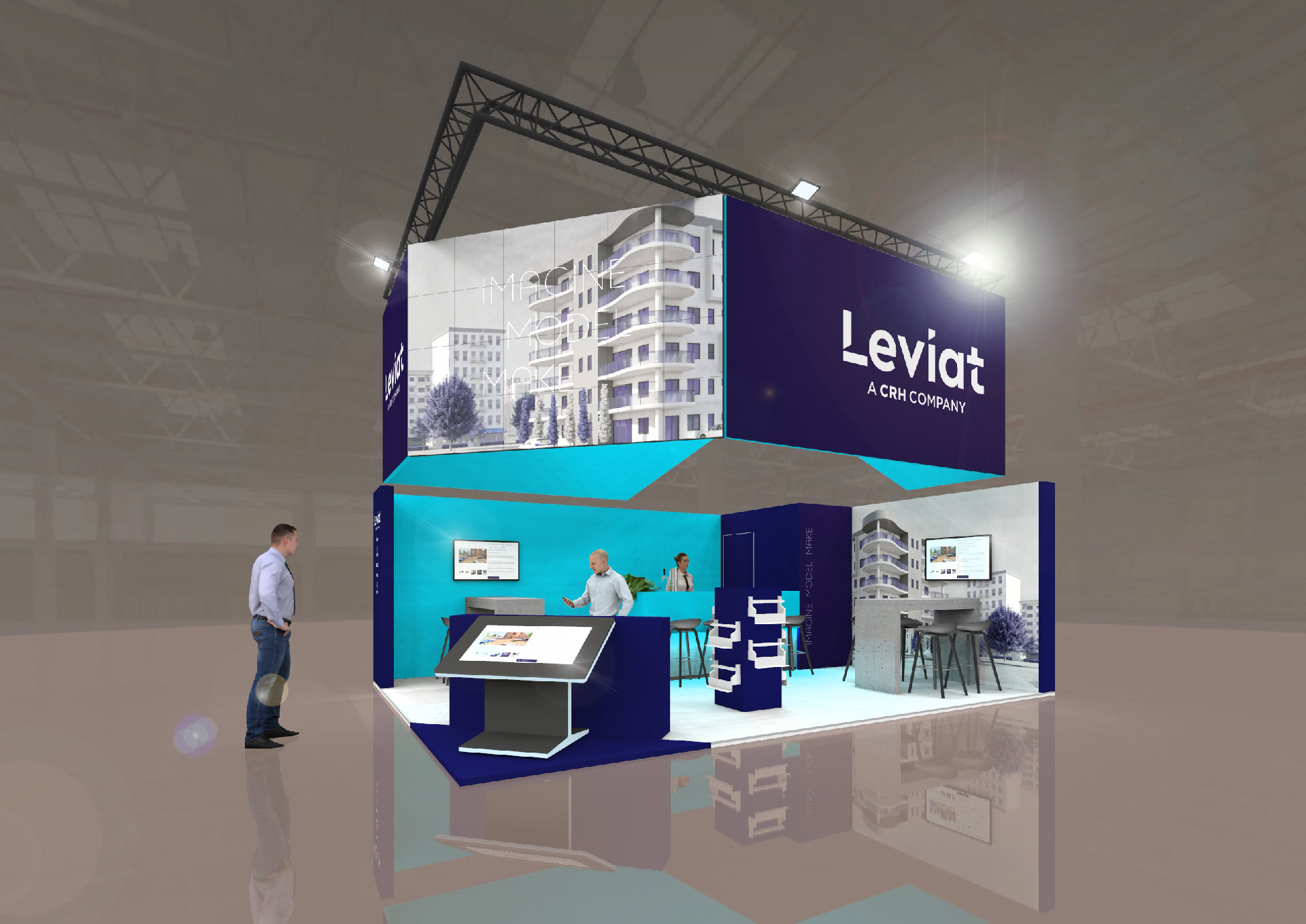 Exhibition stand Leviat at Jaarbeurs Utrecht | EldeeEldee Expo Experts