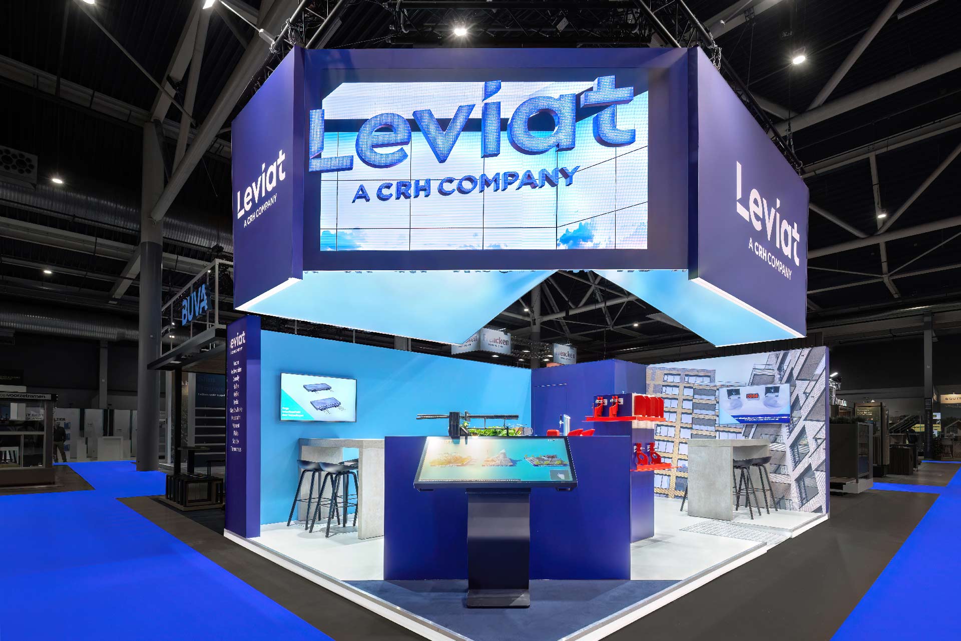 Exhibition stand Leviat at Jaarbeurs Utrecht | EldeeEldee Expo Experts
